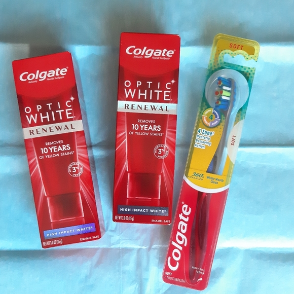 Colgate | Skincare | Colgate Optic White Renewal Oral Care Bundle ...